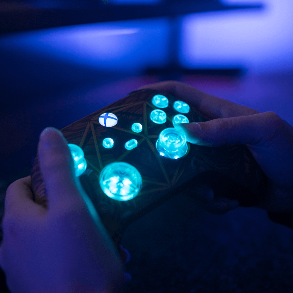 Custom Xbox LED Controller | 9-in-1 RGB | Controller Modz