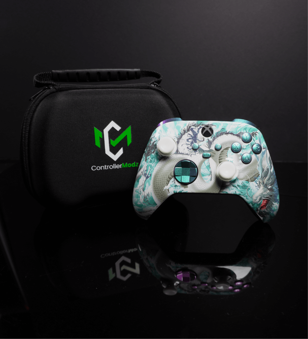 Jade Dragon Xbox Series X Controller Modz Custom Modded Controller